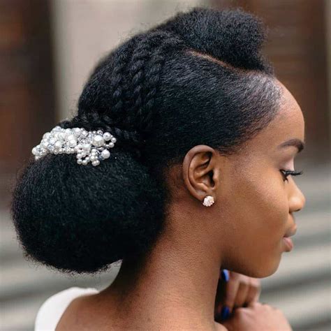 19 Natural Hair Bridal Styles You Can Replicate Thrivenaija