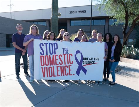 Domestic Violence Awareness Month Break The Silence Davis Monthan