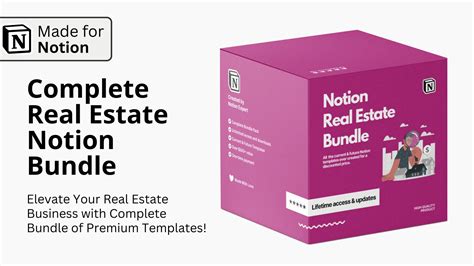 complete real estate notion bundle business template