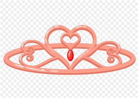 Ruby Decorative Crown Illustration Ruby Crown Minimalist Crown