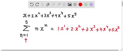 Solved 2 What Is The Sigma Notation For The Expression X 2x2 3x3