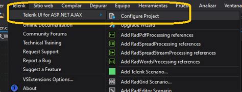 C Error Al Crear El Control Telerik Stack Overflow En Español