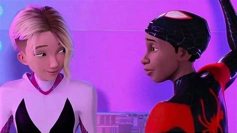 Miles X Gwen Light It Up 「am」spiderman Gwenstacy Milesmorales