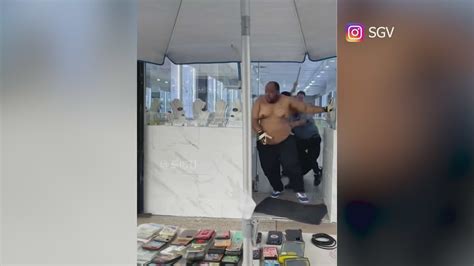 Shirtless Smash And Grab Suspect Identified By Police