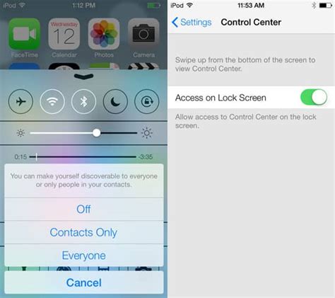 Ios 7 Control Center Notification Center Spotlight Multitasking Ilounge