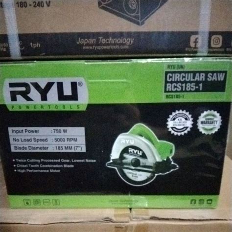 Jual Mesin Gergaji Kayu Listrik Circular Saw Ryu 7 Inci Mesin Circle