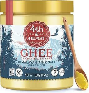 4th And Heart Ghee Clarified Butter Grass Fed Himalayan Pink Salt 9