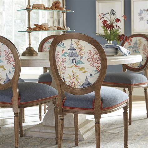 Chinoiserie Upholstery Fabric Upholstered Chairs Fabric Reupholster