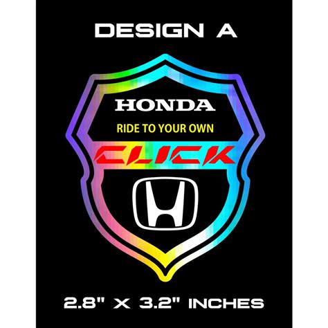 Honda Click Sticker Decal Emblem Waterproof Lazada Ph