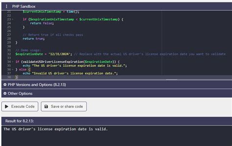 How To Validate A Us Drivers License Expiration Date In Php Athenalinks