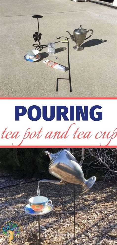 Pouring Tea Pot And Tea Cup Decor