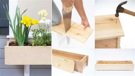 DIY Planters How To Build A Window Box From Fence Board The Horticult