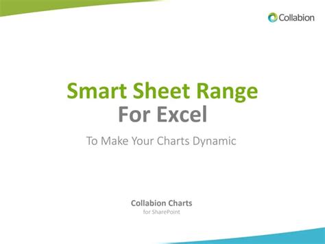 smart sheet range for excel collabion charts for sharepoint ppt