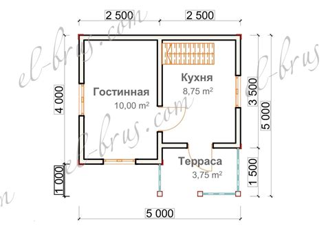 Каркасный дом 5х4 двухэтажный под ключ в Великом Новгороде цена в Эль