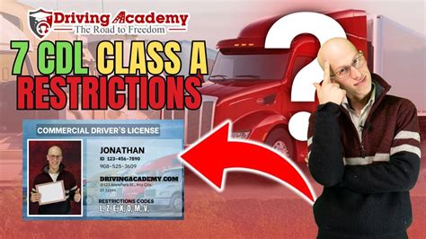 7 Types Of Cdl Class A Restrictions Must Know Youtube
