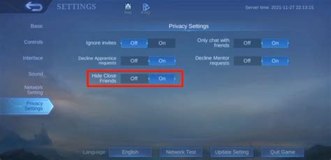 Guide On How To Hide Affinity In Mobile Legends Bang Bang Mobile Legends Legend Hide