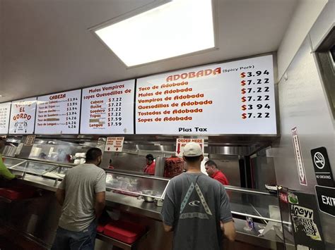 Tacos El Gordo Menu Authentic Tacos And Mexican Delights In Chula Vista
