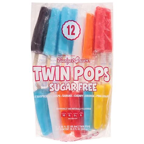 Budget Saver Twin Pops Sugar Free Assorted Fig App