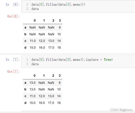 Pandas 填充缺失值，填充单列pandas Fillna按列填充 Csdn博客