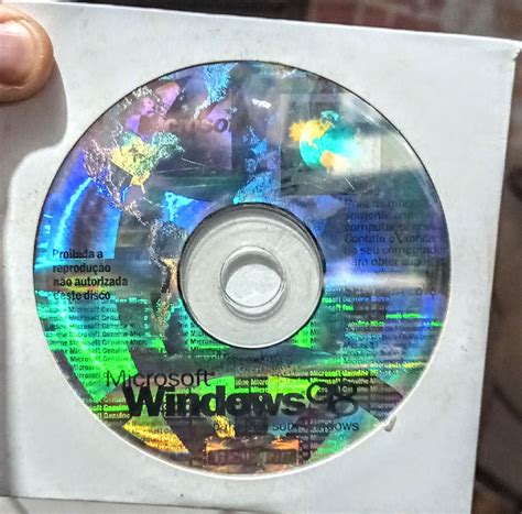 Windows 98 Cd O Início Chave Ativaçao Produto Vintage E Retro