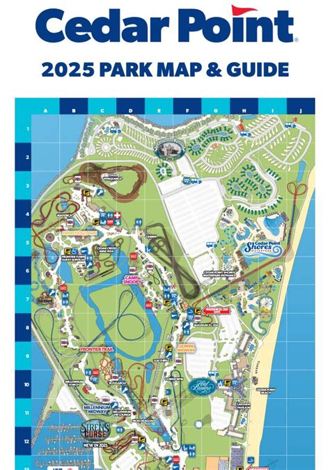 Fun The 2025 Cedar Point Map Has Been Released Facebook