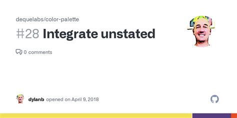 Integrate Unstated · Issue 28 · Dequelabscolor Palette · Github