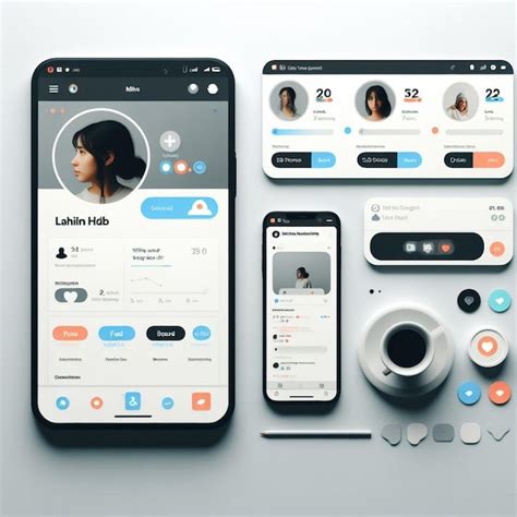 Premium Photo Social Media Mockup Visual Appeal Preview Trendy