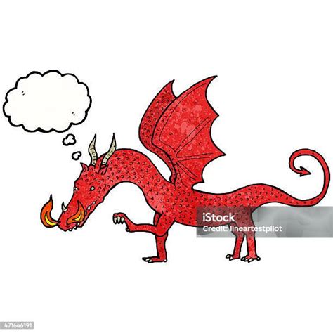 말풍선이 있는 Dragon 만화 캐릭터 거친에 대한 스톡 벡터 아트 및 기타 이미지 거친 귀여운 그리기 Istock