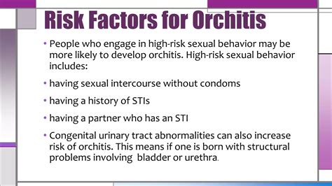 Orchitis And Epididymitis Pptx Sexual Conditions Sexual Health