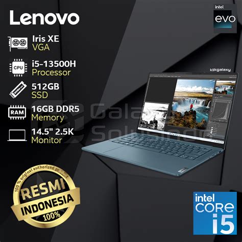 Jual Lenovo Yoga Pro Irh Id Core I H Gb Ssd Gb Ram Intel Iris Xe Tidal