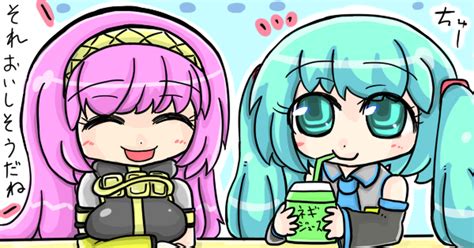 ぼかまん ボカロマンガ 「ネギトロジュース」 コルセットまきおのイラスト Pixiv