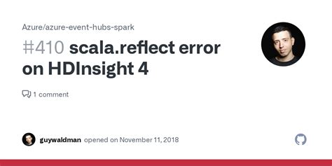 scala reflect error on hdinsight 4 · issue 410 · azure azure event