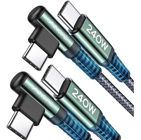 Ainope 240w Usb C A Usb C Cable 6 6ft 2pack Tipo C A Tipo Meses sin interés