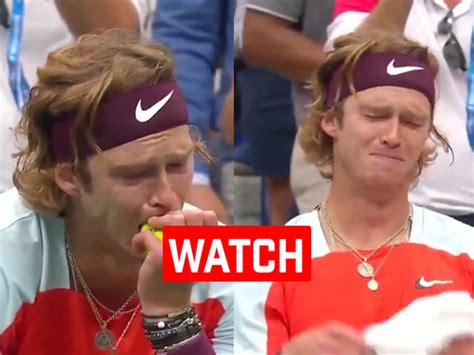 Watch Russias Andrey Rublev Breaks Into Tears After Us Open 2022