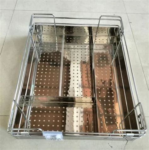 Rectangular Silver Stainless Steel Cutlery Basket At Rs 900 In Surat