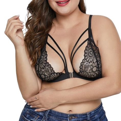 Intimates And Sleepwear New Sexy Black Wild Obsession Plus Bralette Top