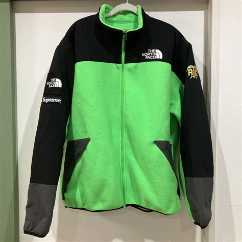 美品 Supreme × ノースフェイス コラボフリースジャケット ビッグサイズ