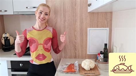 Сьомгова пъстърва с карфиол на фурна ЛЕСНО и ВКУСНО Youtube