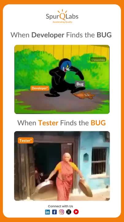 Mayank Shukla On Linkedin Tester Vs Developer When They Find Bug 😅