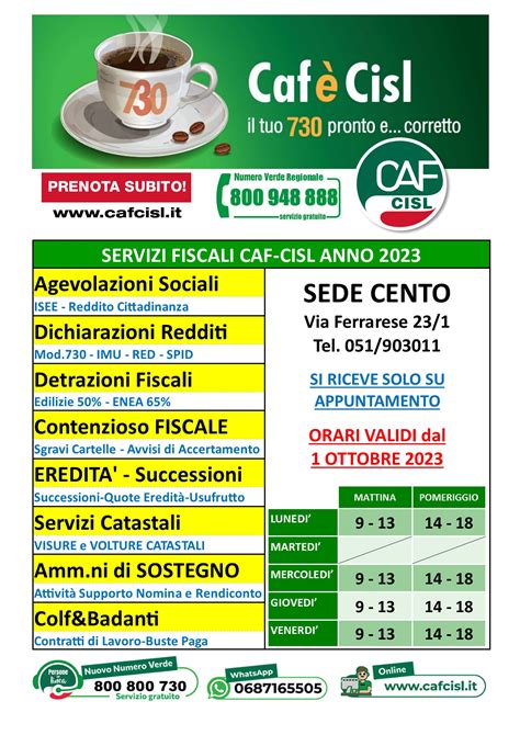 Caf Cisl Ferrara