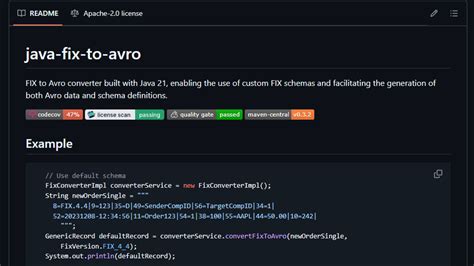 🚀 novo projeto no github java fix to avro 🔧