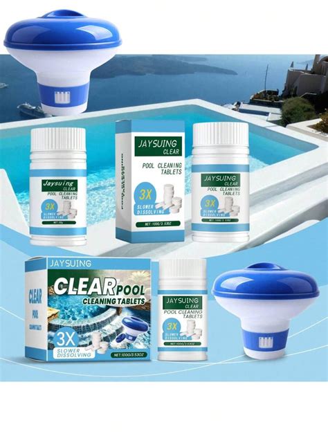 Swimming Pool Chlorine Cleaning Tablets Rapid Dissolving Swimming Pool