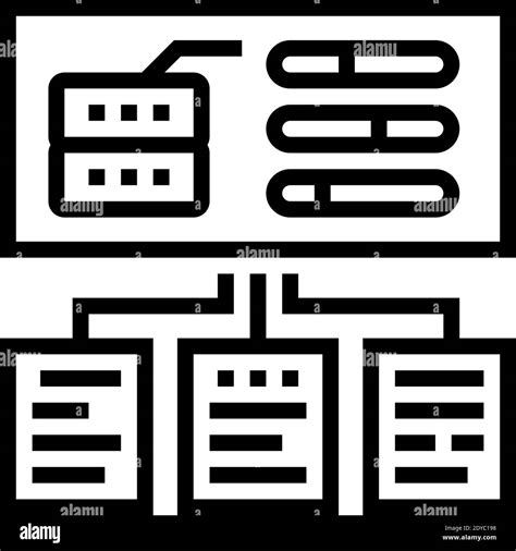 Testing System Line Icon Vector Illustration Stock Vector Image Art Alamy