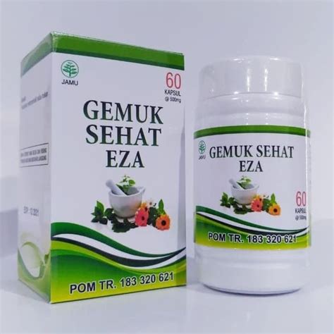 Jual Menambah Nafsu Makan Menambah Berat Badan KAPSUL GEMUK SEHAT EZA Shopee Indonesia
