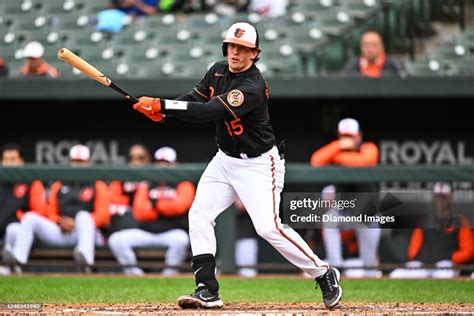 Adley Rutschman Of The Baltimore Orioles Bats During The Third Inning