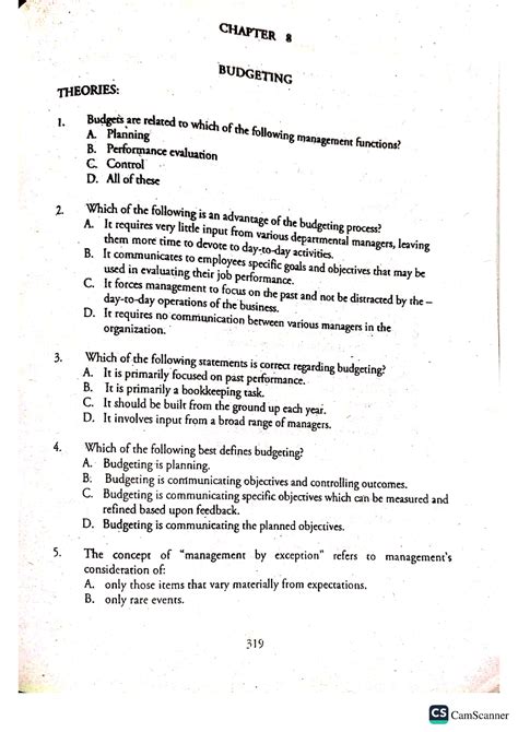 Ch01 Budgeting Reviewer Accounting Information System Acctg 20 Studocu