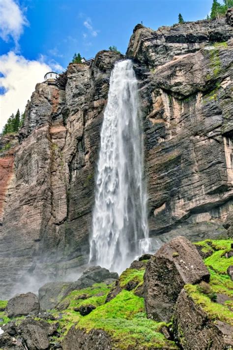 Bridal Veil Falls A Stunning Waterfall In Telluride Colorado Go