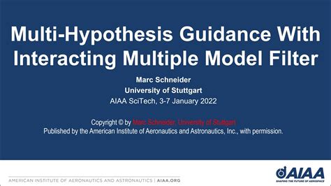 Multi Hypothesis Guidance With Interacting Multiple Model Filter Youtube