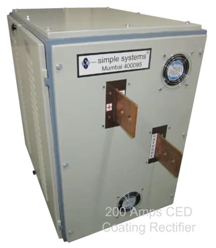 Simple Systems 200 Amps Ced Coating Rectifier Full Wave At ₹ 98000