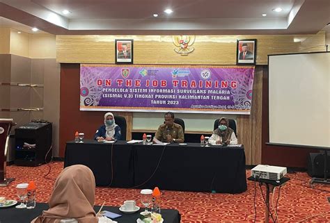 Dinas Kesehatan Prov Kalteng Lakukan On The Job Training Pengelola